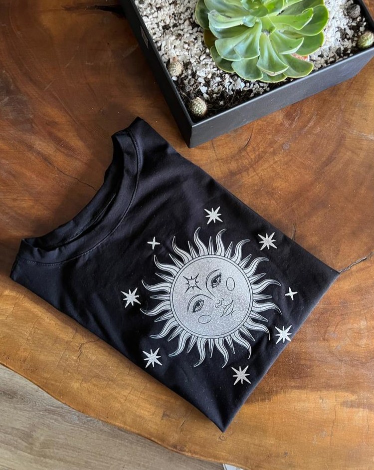 Playera Sol Plateado – Manuleja